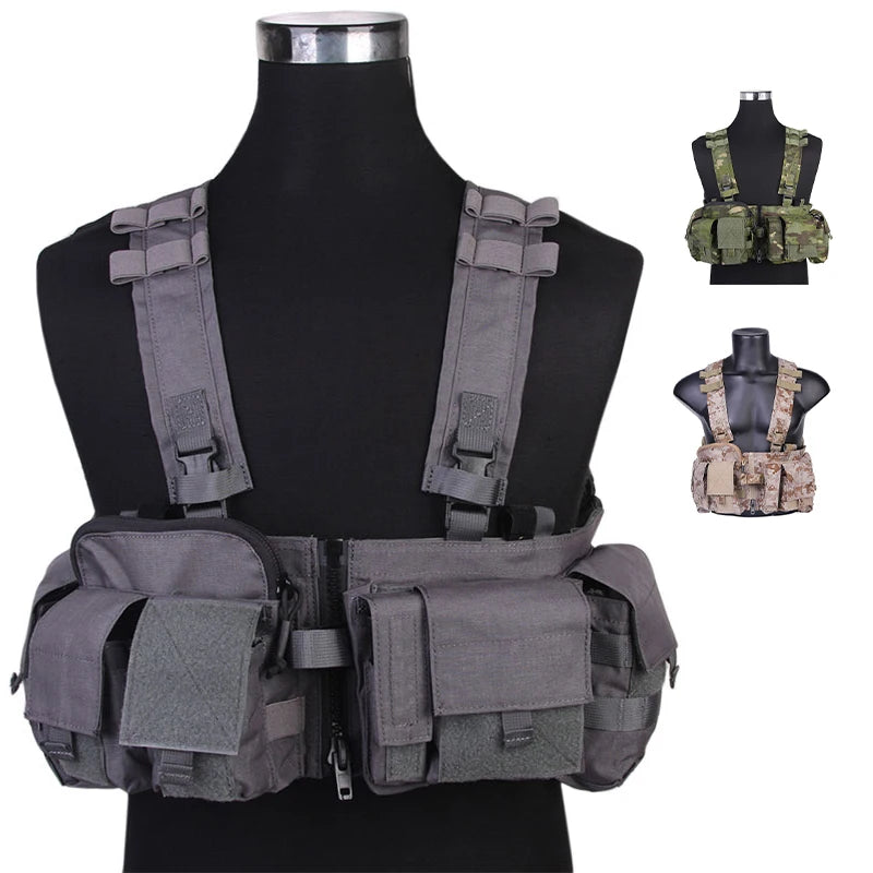 Emersongear EM7451 Tactical MF Style UW Gen V Split Front Chest Rig